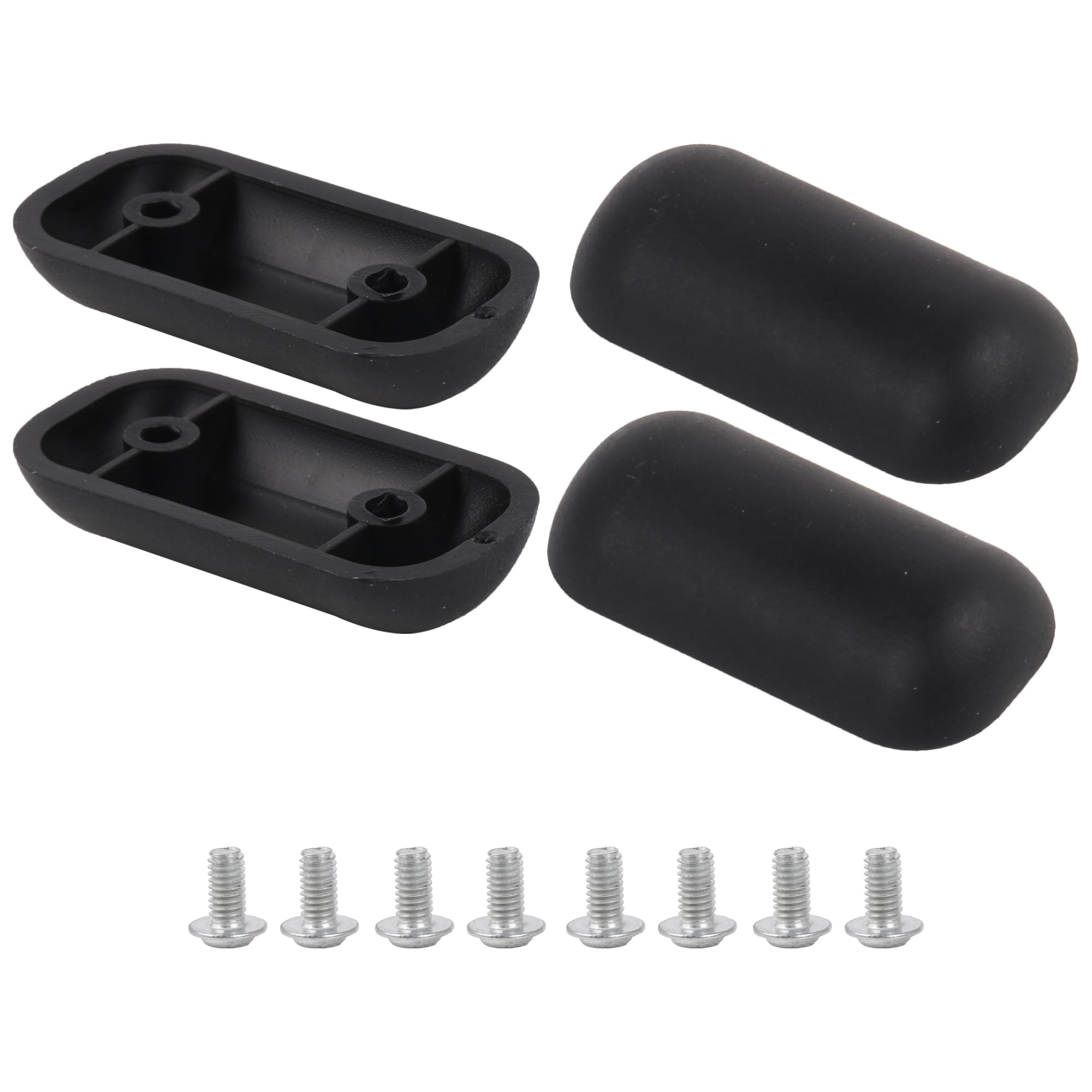 Amazon.com: RDEXP 4PCS Black Baggage Replacement Stud Foot W/Screws ...