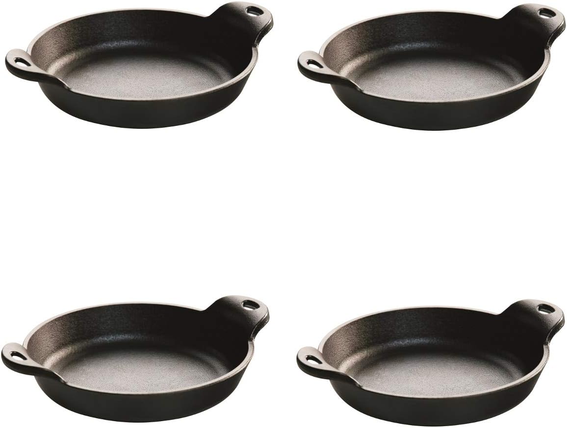 Amazon.com: Lodge griddles Heat-Treated Cast Iron 14 Ounce Round Mini ...