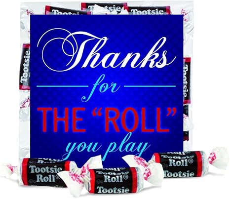 Amazon.com: Thanks for The"Roll" You Play Tootsie Roll Appreciation ...