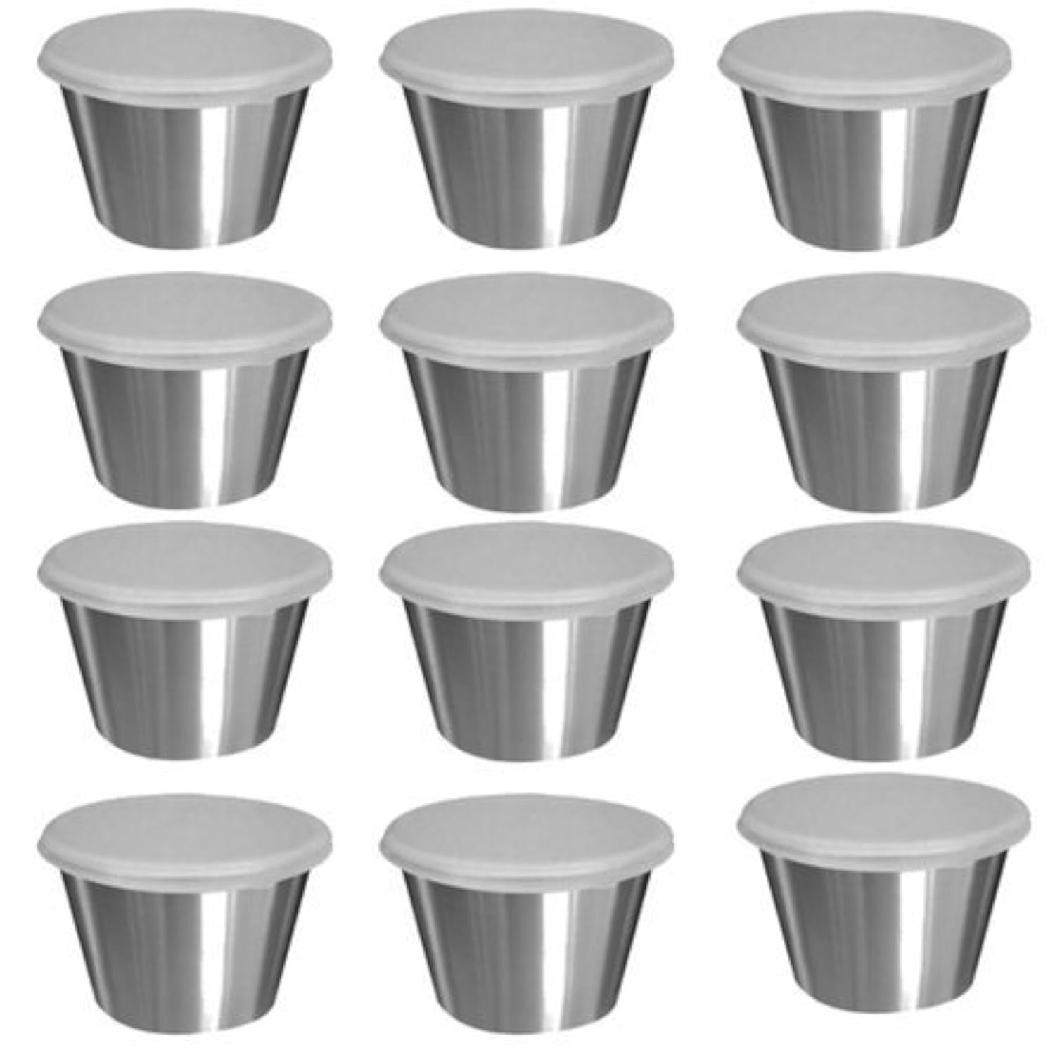 Amazon.com: Tablecraft H5069 2.5 oz Dipping Cups with Lids (12 Pack ...