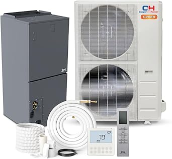 Amazon.com: Cooper&Hunter Hyper Heat 48,000 BTU 4 TON Central Mini ...