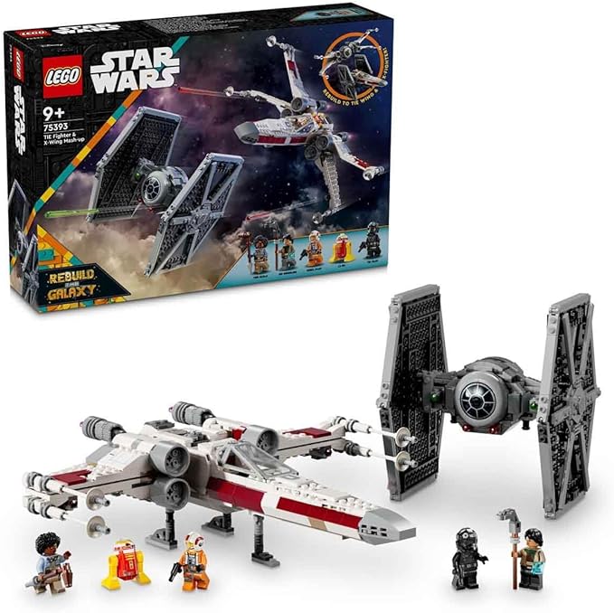 Amazon.com: LEGO 75393 Star Wars Mashup aus TIE Fighter & XWing ...