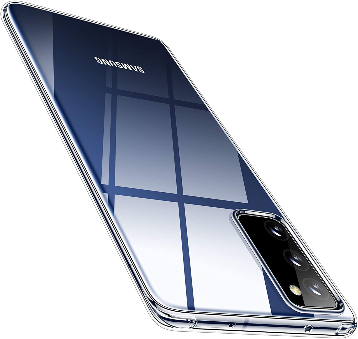 JGD PRODUCTS for Samsung Galaxy S20FE Premium Transparent Hybrid Soft ...