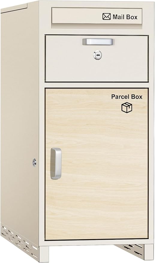 Amazon.co.jp: 【複数投函可能/大容量 140L】 VARNIC 宅配ボックス 宅配BOX 組み立て不要 防水 屋外 置き配 大容量 ポスト付き 郵便受け 簡単設置 両開扉 盗難 ...