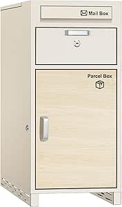 Amazon.co.jp: 【複数投函可能/大容量 140L】 VARNIC 宅配ボックス 宅配BOX 組み立て不要 防水 屋外 置き配 大容量 ポスト付き 郵便受け 簡単設置 両開扉 盗難 ...