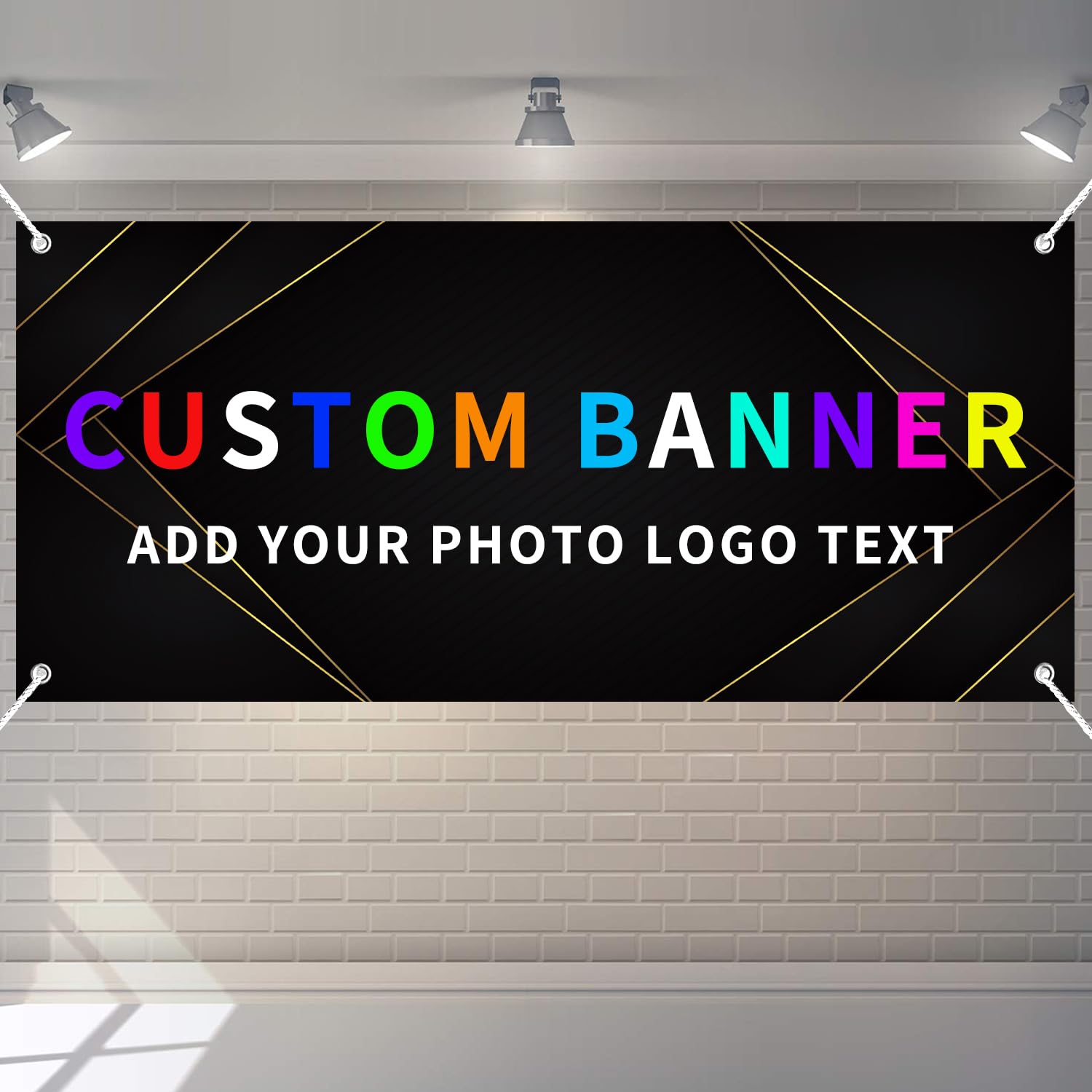 Banner Backdrop Logo Printcloud Custom Printed Brand Walls And Step