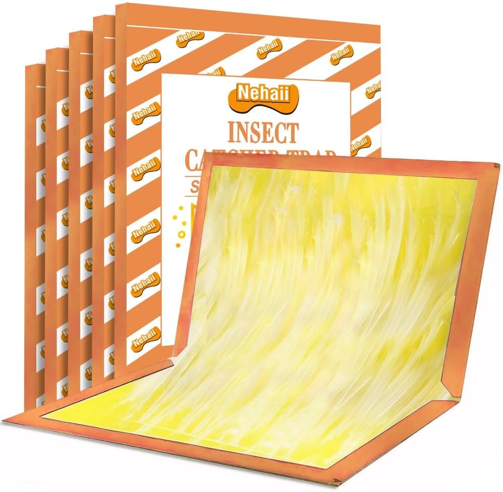 Nehaii Insect Sticky Pads Traps 3 Packs-Sticky Pads Trap Extra Strong ...