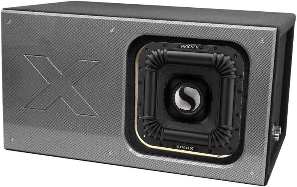 Amazon.com: Atrend 12" Kicker Solo X Subwoofer Enclosure - USA Made ...