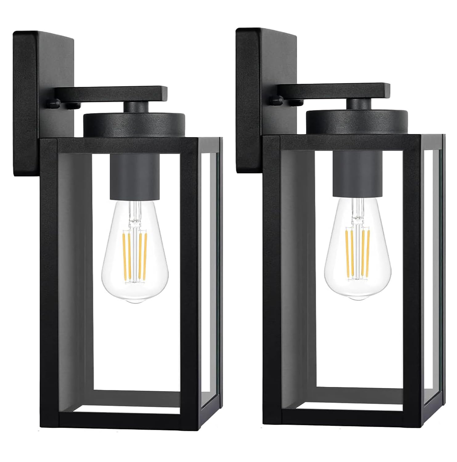 Aophatop 2 Pack Outdoor Waterproof Exterior Wall Lights for Porch ...