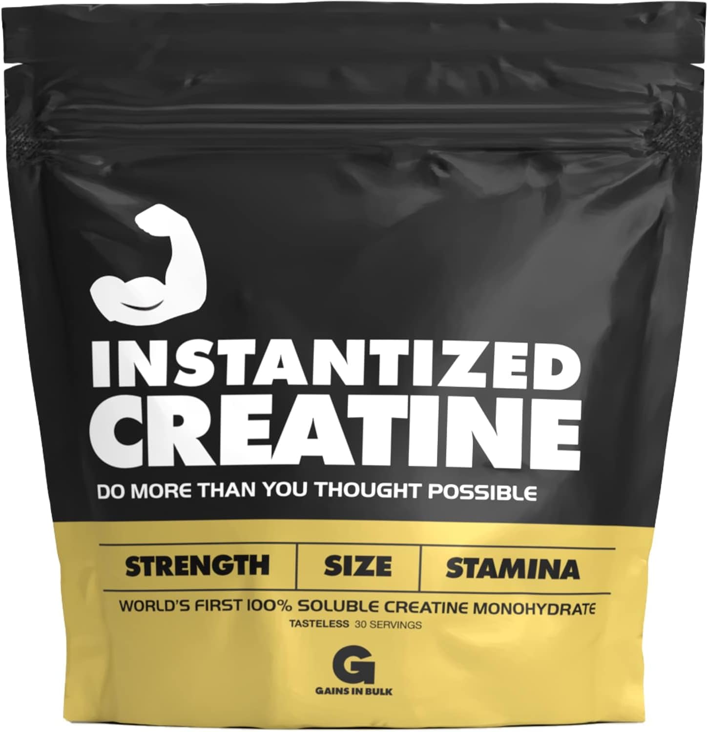 Amazon.com: Instantized Creatine Monohydrate Gains in Bulk, Worlds ...