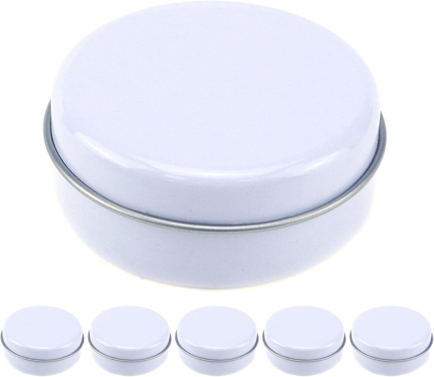 Amazon.com - Mewutal 6pcs Mini Tin Can Metal 1oz/30ml Tin Box ...