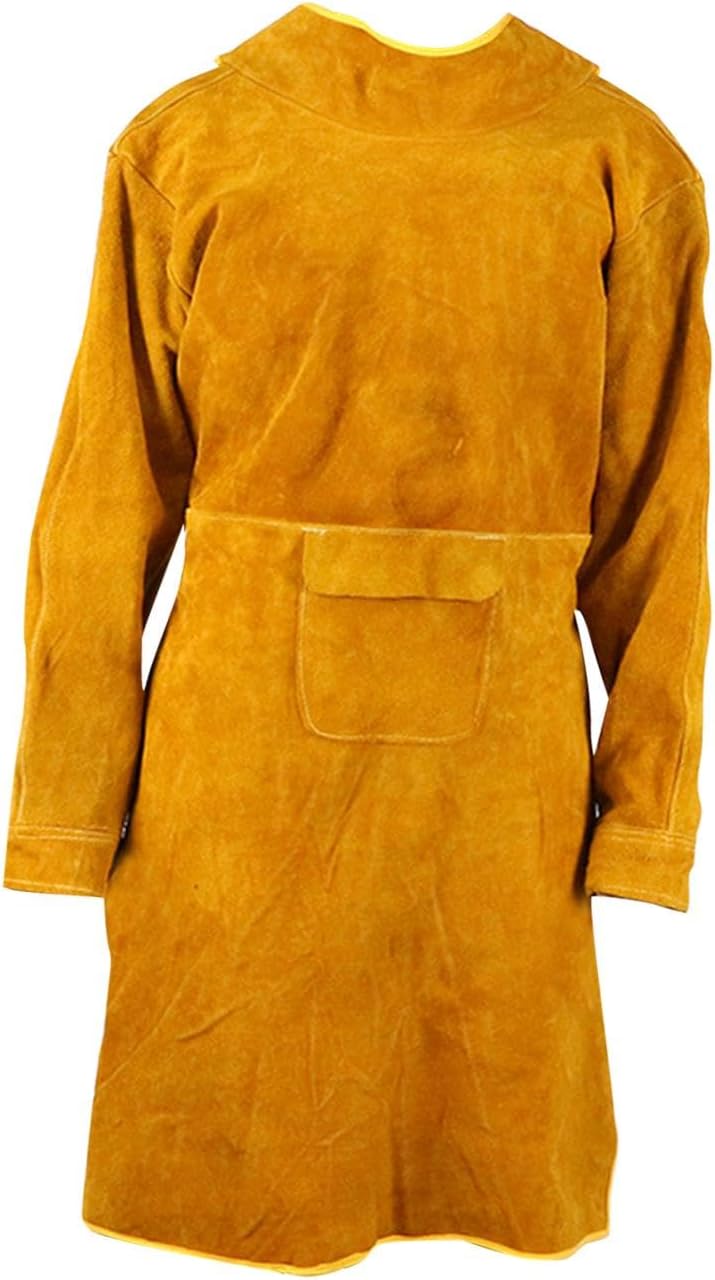 koolsoo Welding Apron Anti Flame Apparel Welding Jacket Buckle Closure ...