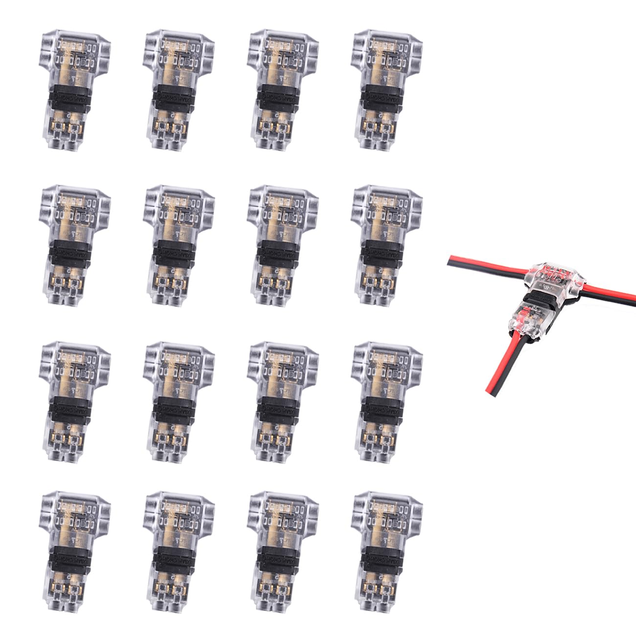 Snapklik.com : Low Voltage Wire Connector, Quick Solderless Wire Splice ...