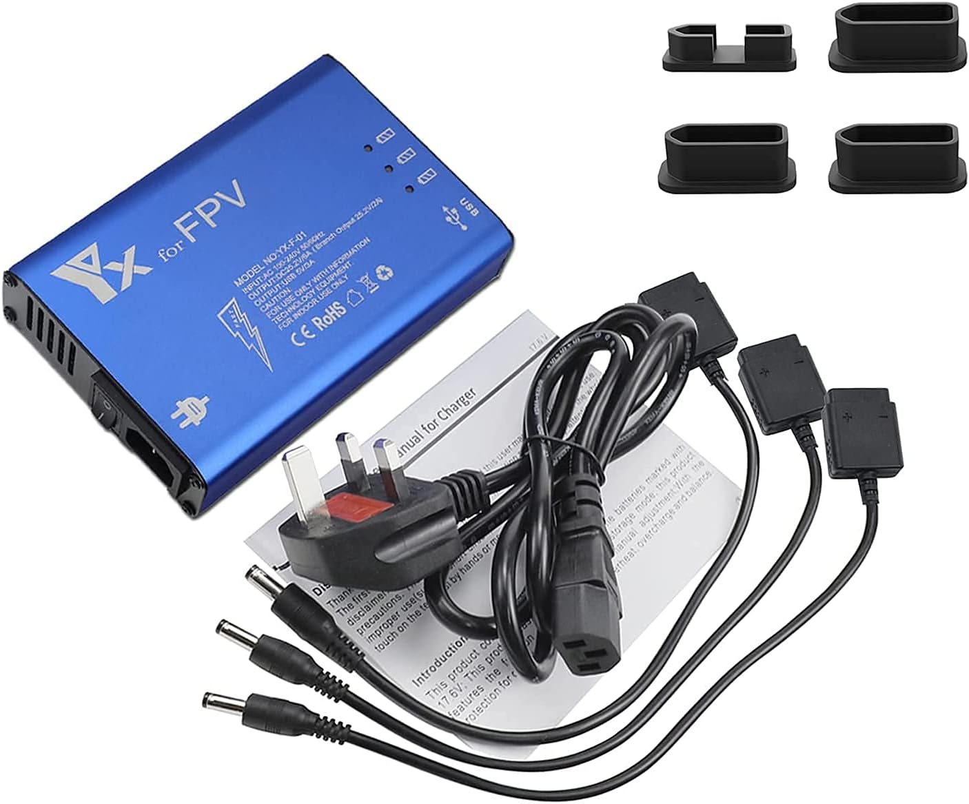 Yangers Multi Battery Charger Charging Hub for DJI FPV Combo drone ...