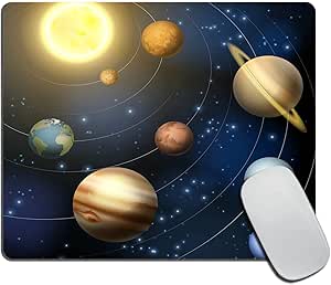 Amazon.com: Planet Solar System Mouse Pad, Universe Galaxy Space ...