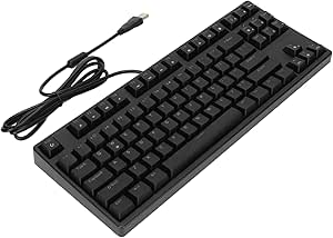 Amazon.com: Mechanical Keyboard, ABS Quick Response Wired Keyboard for ...