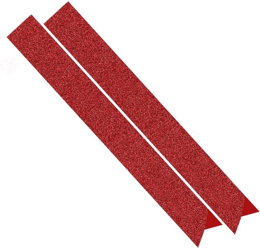 Amazon.com: 2Pcs Glitter PU Leather Sashes, Blank Sashes Plain Sashes ...