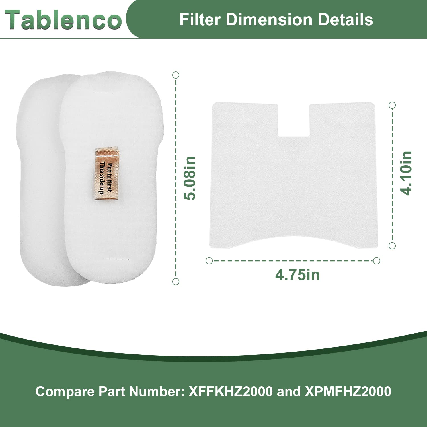 Snapklik.com : Tablenco For Shark HZ602 Filter Replacement Ultralight ...