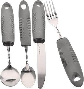 Amazon.com: Healifty 1 Set Bendable Cutlery Portable Utensils Travel ...