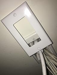 Amazon.com: PowerBridge TWO-PRO-6 Dual Outlet TV Cord Hider for Wall ...