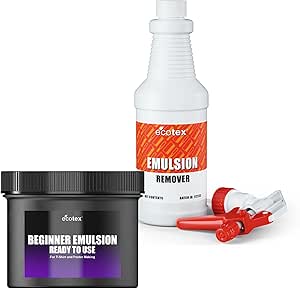 Amazon.com: Ecotex® Beginner Screen Printing Bundle - Pre-Sensitized ...