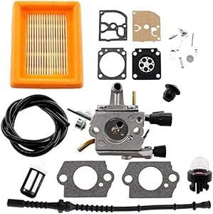 Amazon.com: Carburetor Diaphragm Kit Fit For FS120 FS120R FS200 FS020 ...
