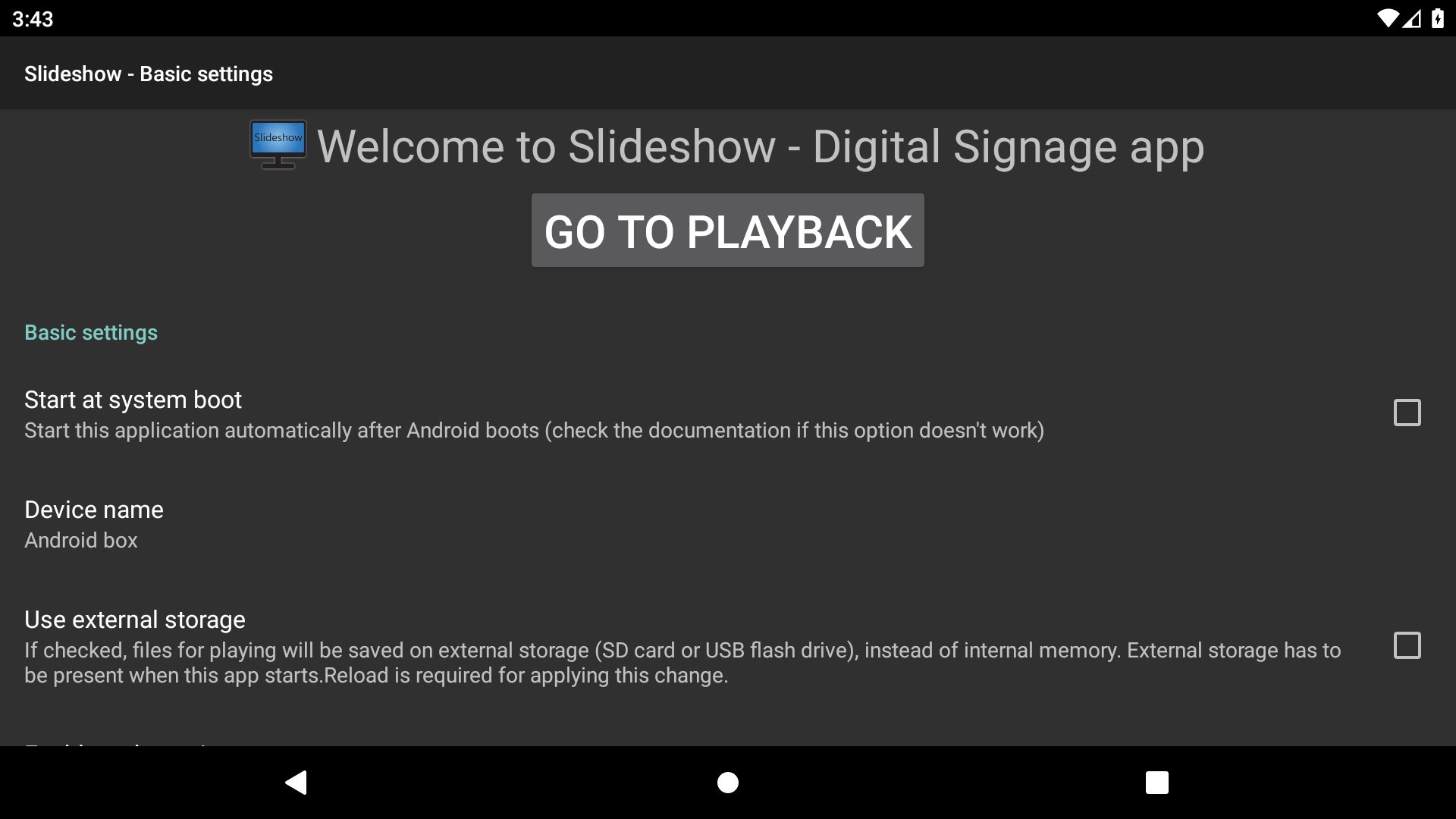 Slideshow - Digital Signage player - App on Amazon Appstore