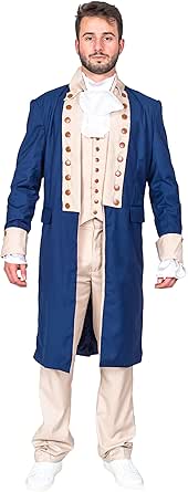 Amazon.com: Founding Father Alexander Hamilton Halloween Costume ...