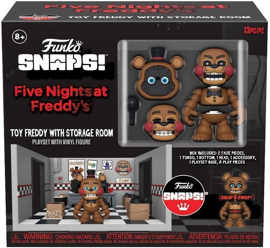 Amazon.com: Funko Snaps!: Five Nights at Freddy's - Toy Freddy with ...