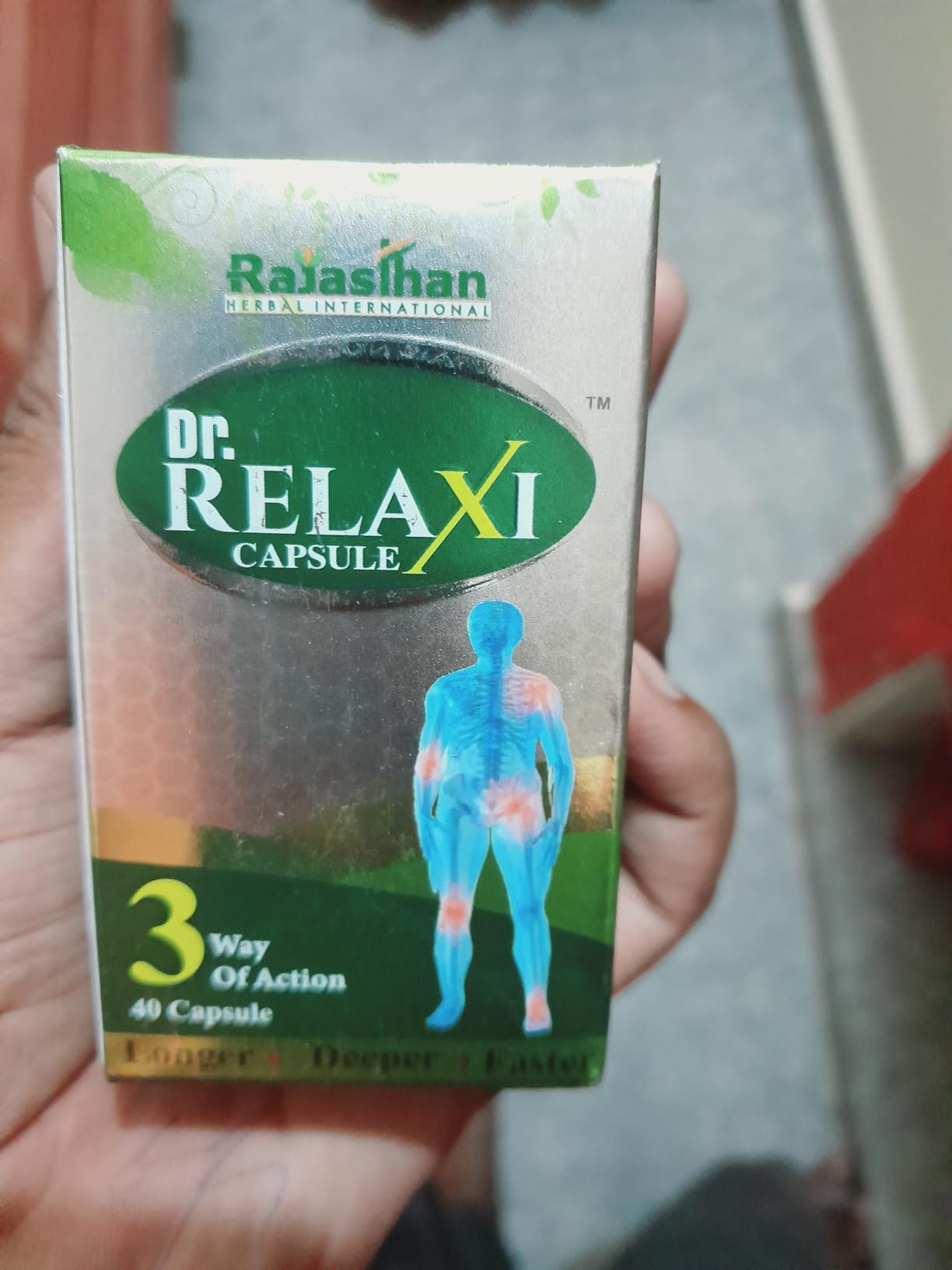 Dr. RELAXI Rajasthan Herbal Dr Relaxi 40 Capsule (Pack Of 1) : Amazon ...
