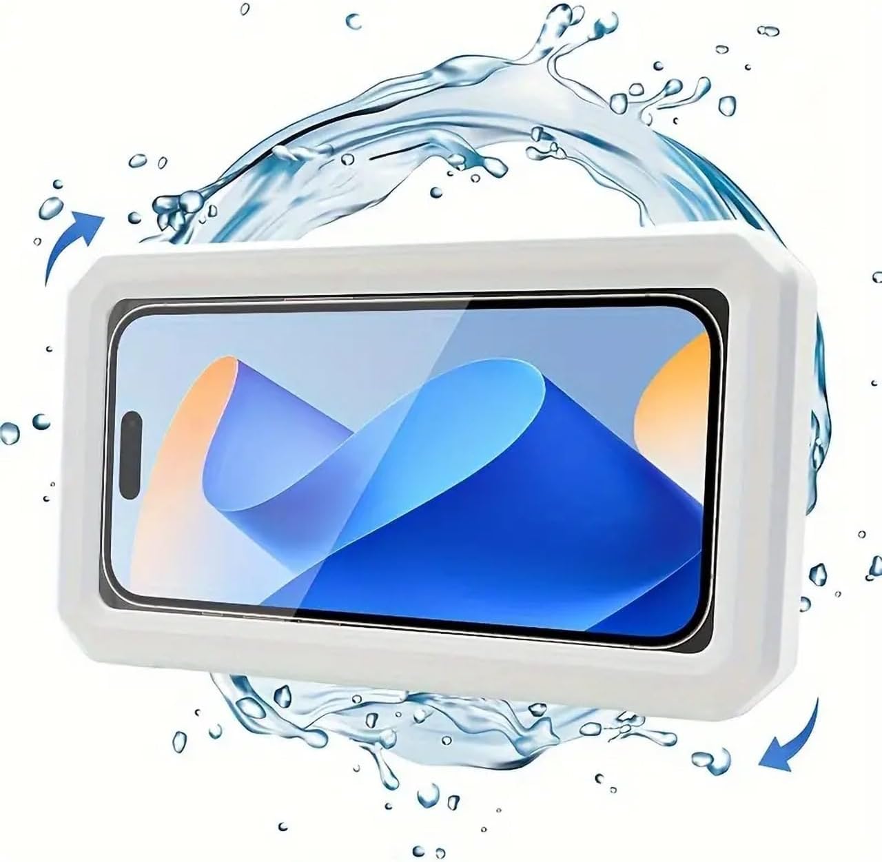 Amazon.com: Shower Phone Holder Waterproof【480° Rotatable】 Retractable ...