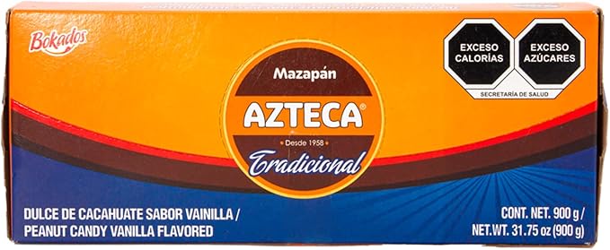 Bokados Mazapán Azteca Dulce de Cacahuate Tradicional Mexicano | Caja ...