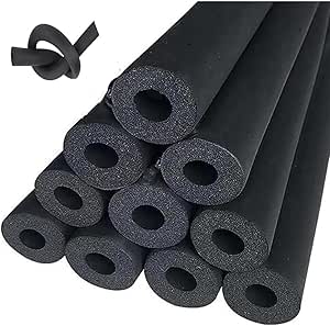 Foam Tubular Pipe Insulation 1/4 1/2 5/8 3/4 Inch, Rubber Tubing for ...