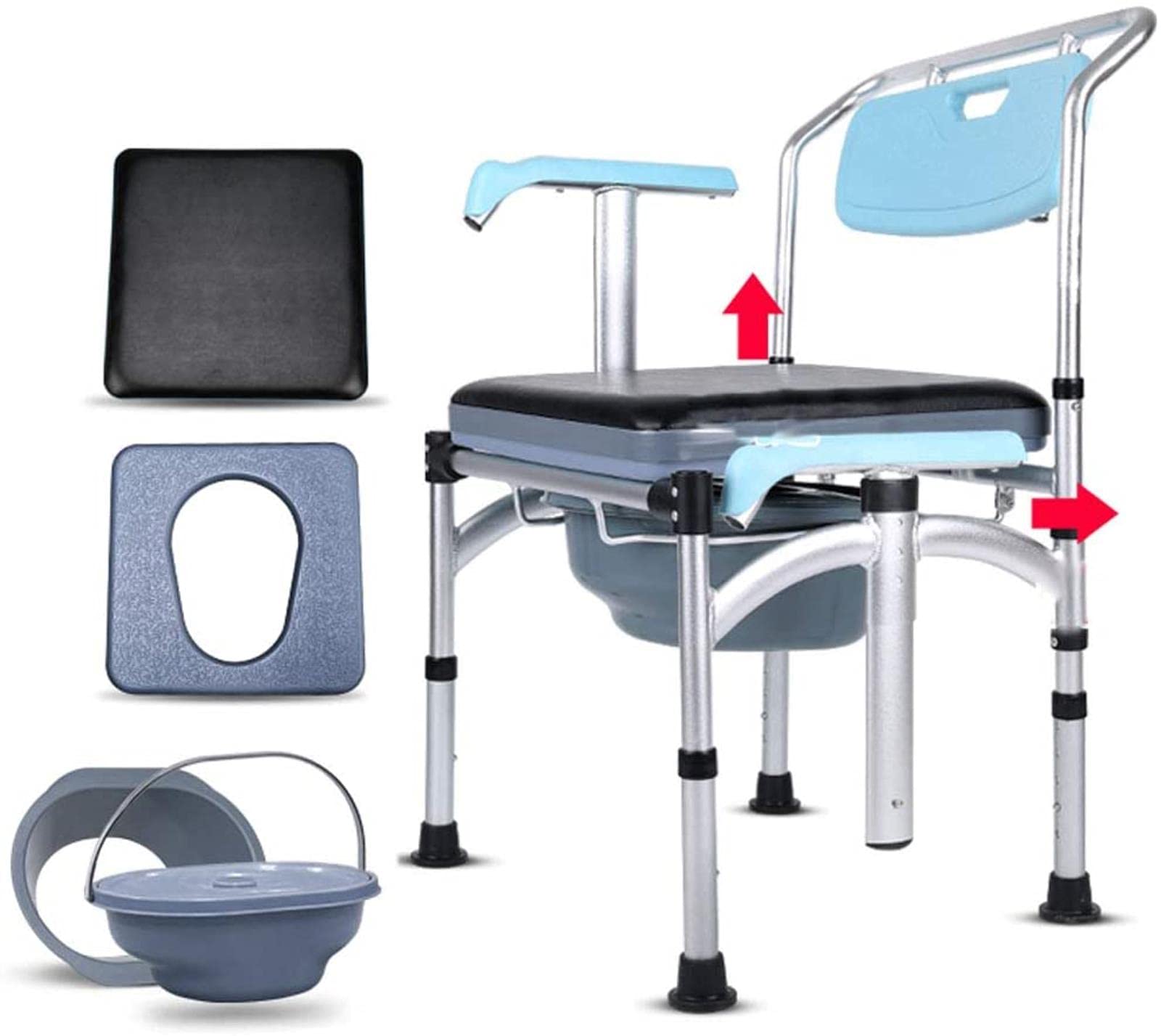 Buy Upgraded Elderly/Pregnant Woman Commode Chair Home Hygienic ...