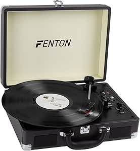 FENTON RP120 Turntable Briefcase Record Player | USB & Bluetooth Retro ...