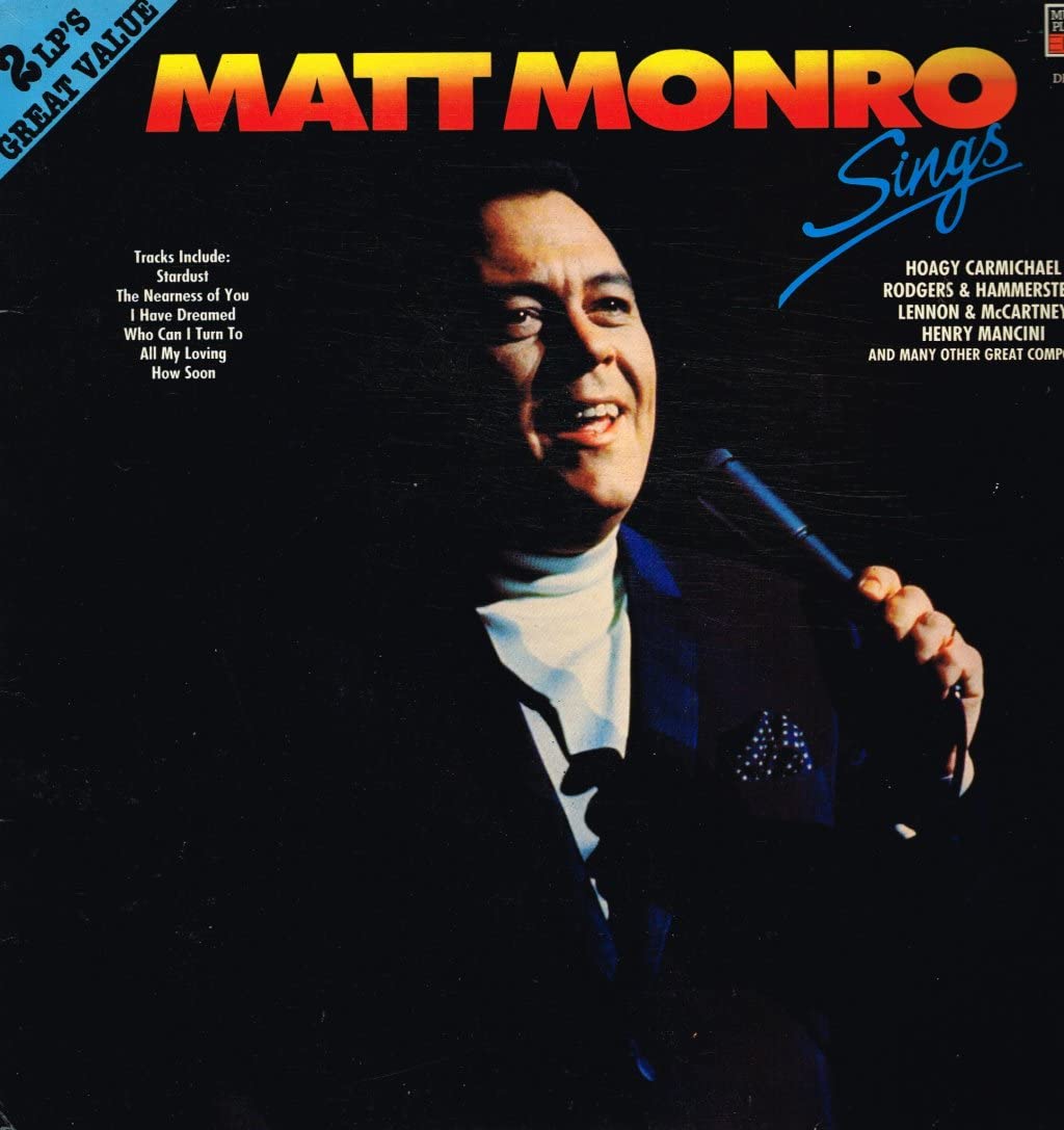 Amazon.com: Sings - Matt Monro 2LP: CDs & Vinyl