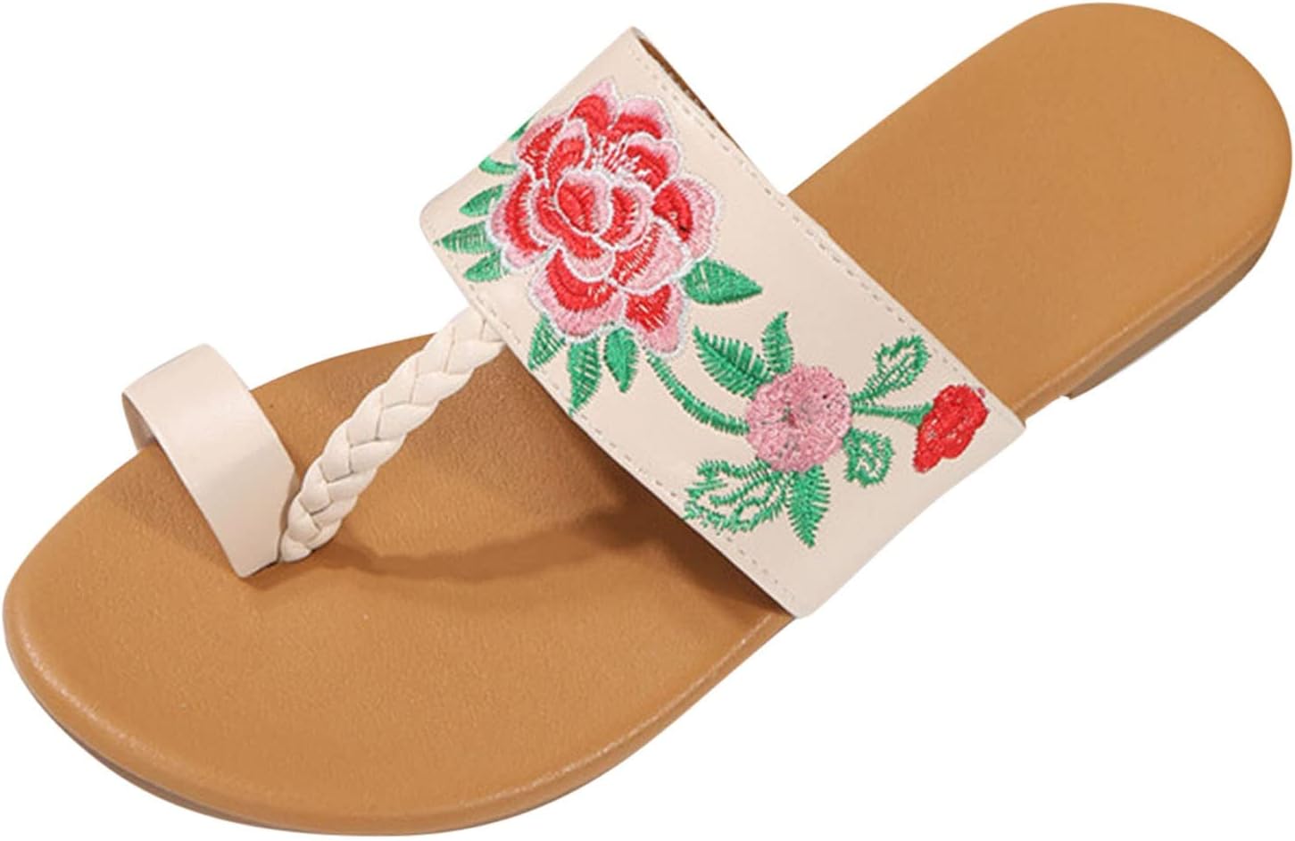 Amazon.com | Fashion Summer Women Sandals Flat Lightweight Flower ...
