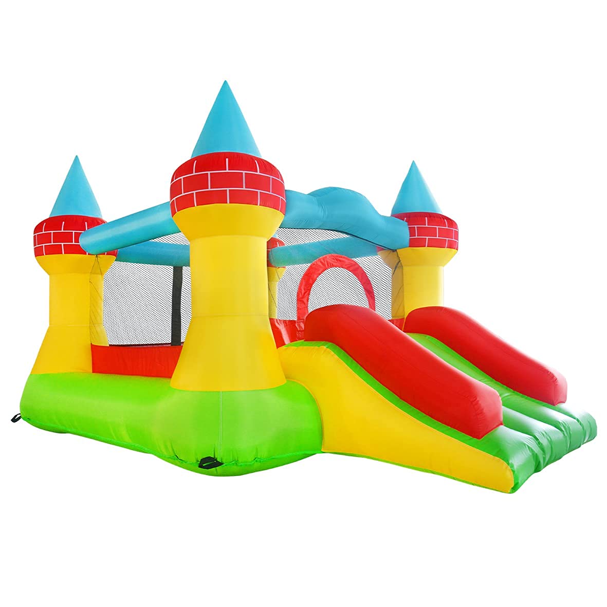 Goosh Inflatable Jumper Bounce House with Heavy Duty Blower, GFCI ...