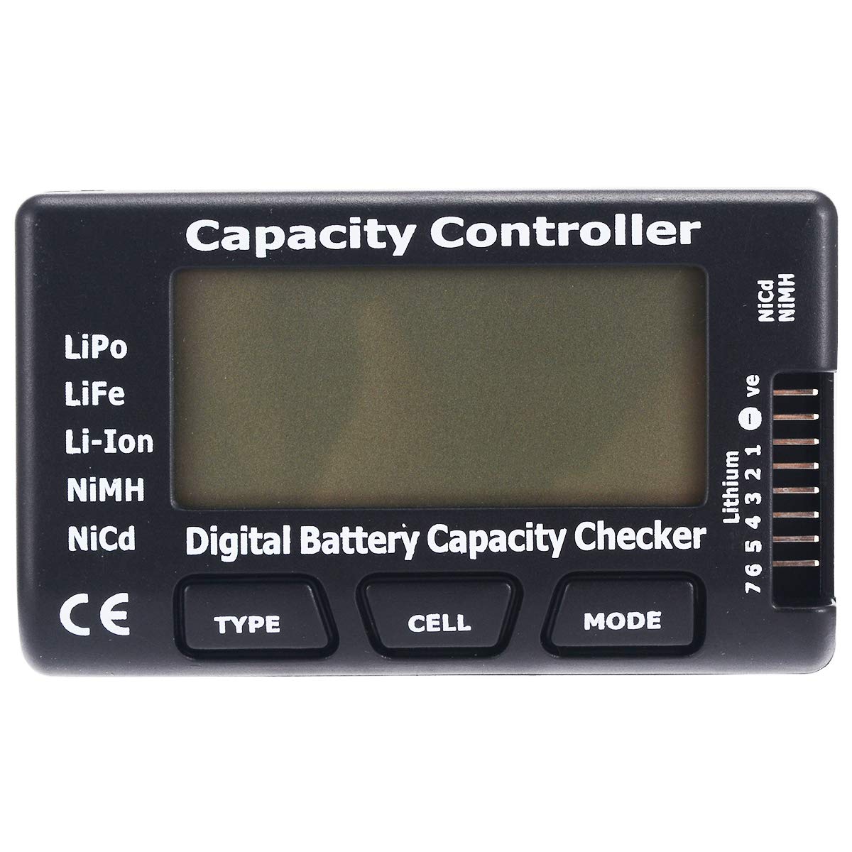 HiLetgo LiPo LiFe Li-Ion NiMH Nicd Cell Meter Digital Battery Capacity ...