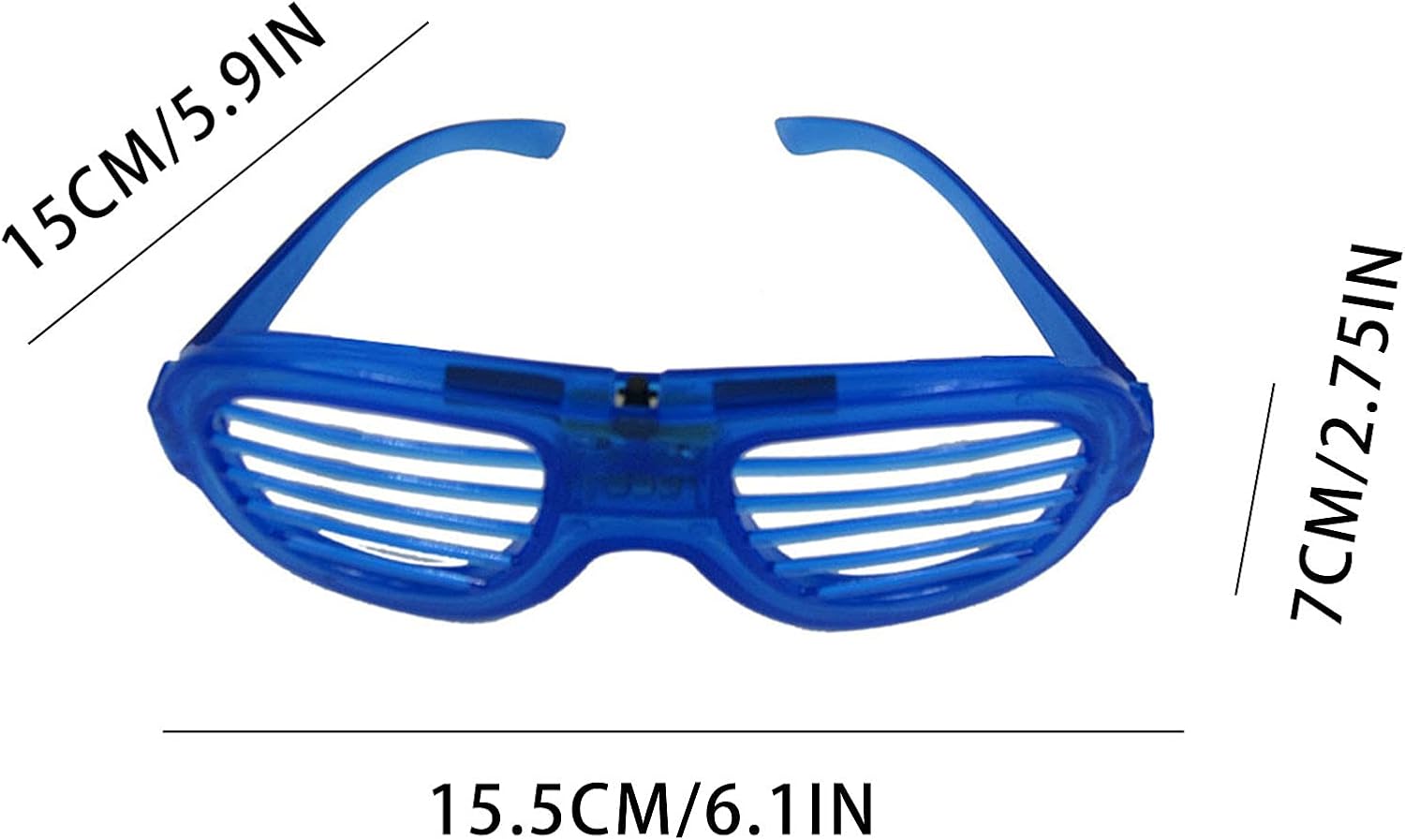 Gafas LED con luz para fiestas, que brillan en la oscuridad de regreso ...