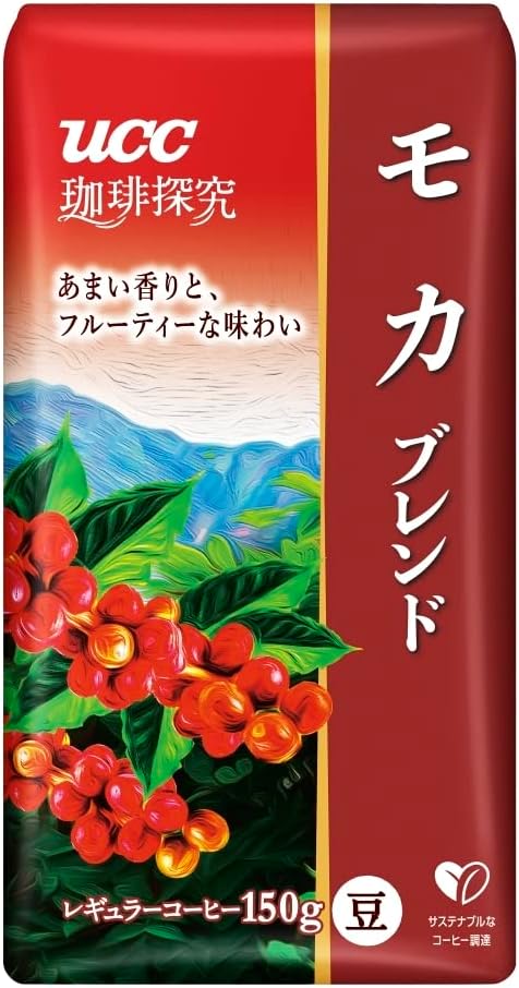 Amazon | UCC 珈琲探究 炒り豆 モカブレンド 150g×3個 レギュラーコーヒー(豆) | UCC | 焙煎 通販
