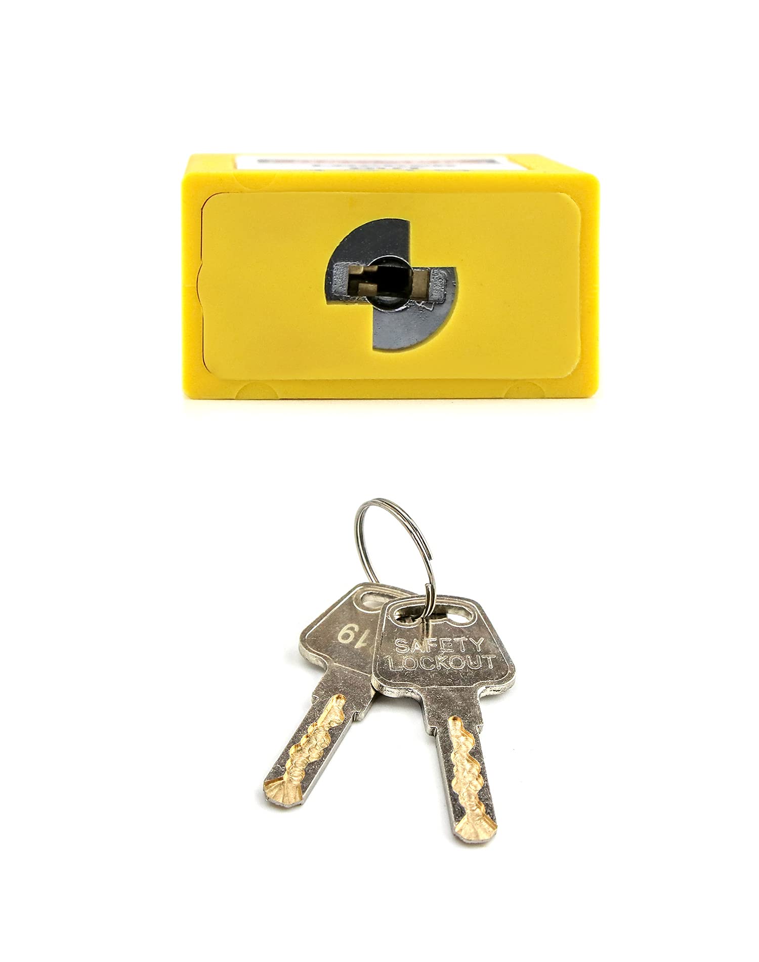 Snapklik.com : QWORK Lockout Tagout Locks, Safety Padlock, 10 Yellow ...