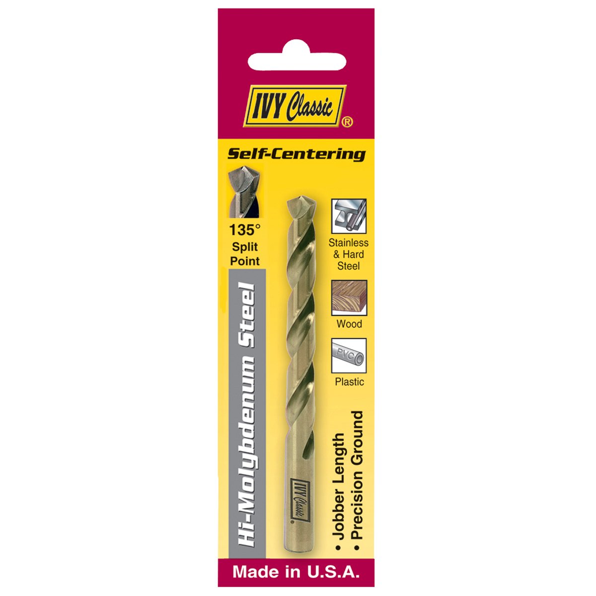 Snapklik.com : IVY Classic 10520 5/16-Inch Hi-Molybdenum Steel Drill Bit