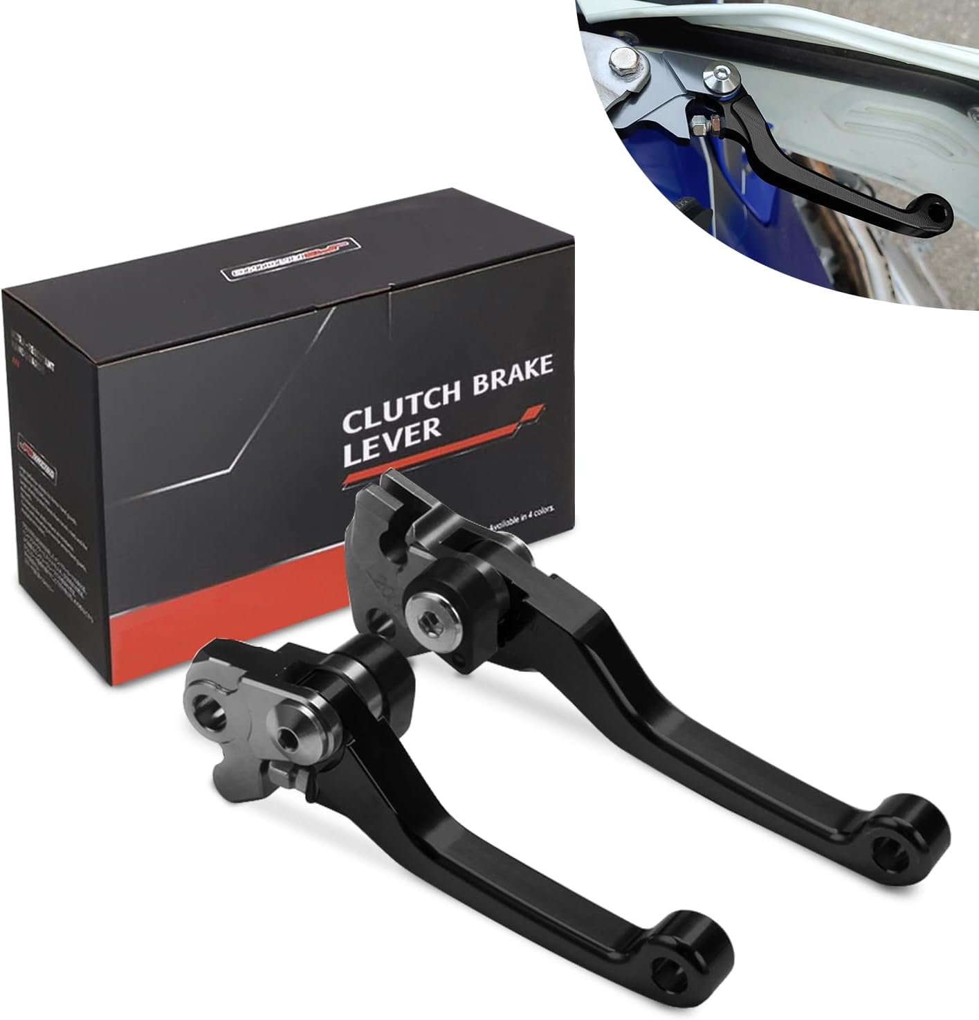 Amazon.com: JFG Racing CNC Foldable Brake Clutch Levers for 350 450 SX ...
