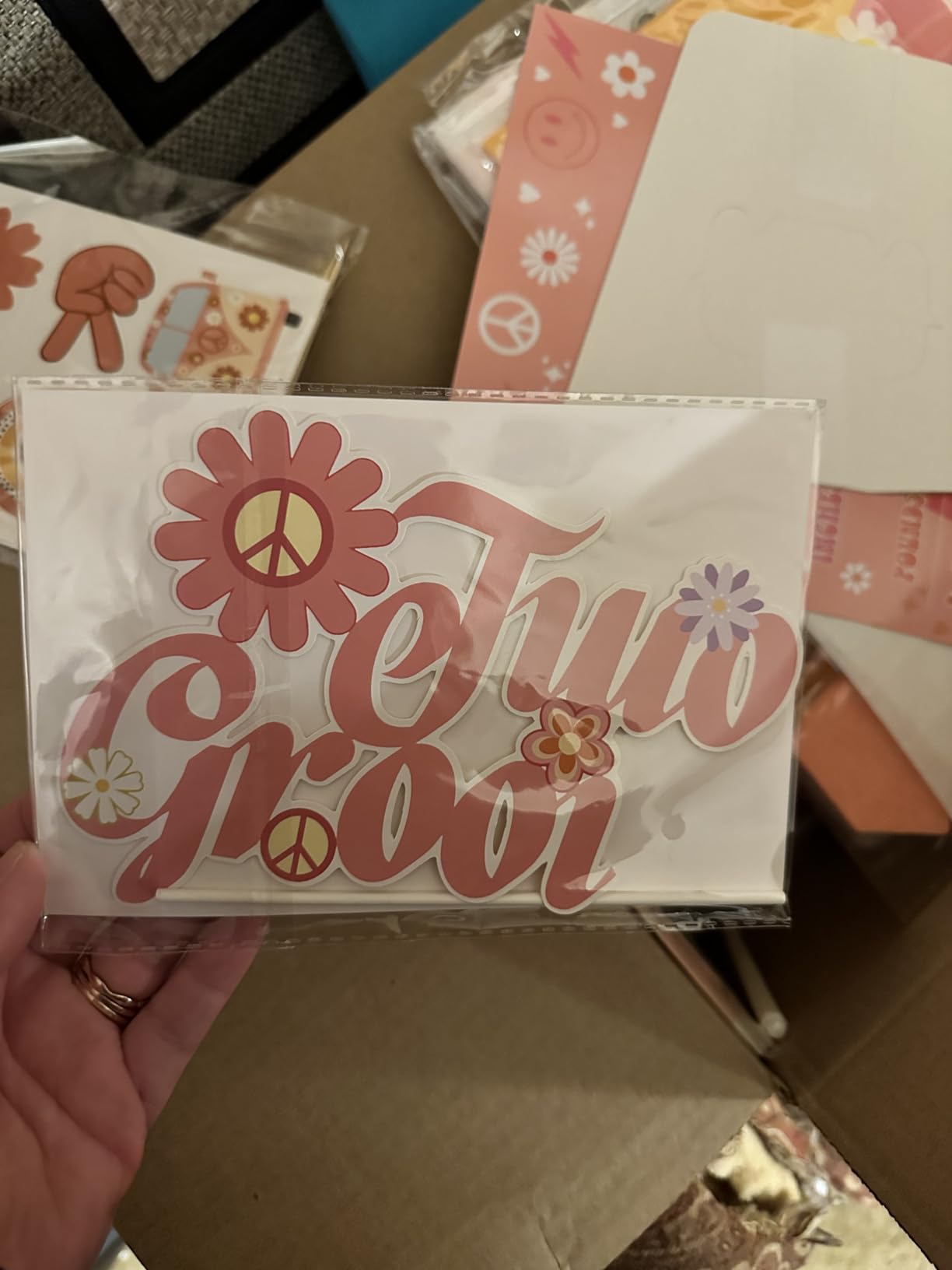 Amazon.com: 122 PCs Two Groovy Party Decorations, Fiesec Two Groovy ...