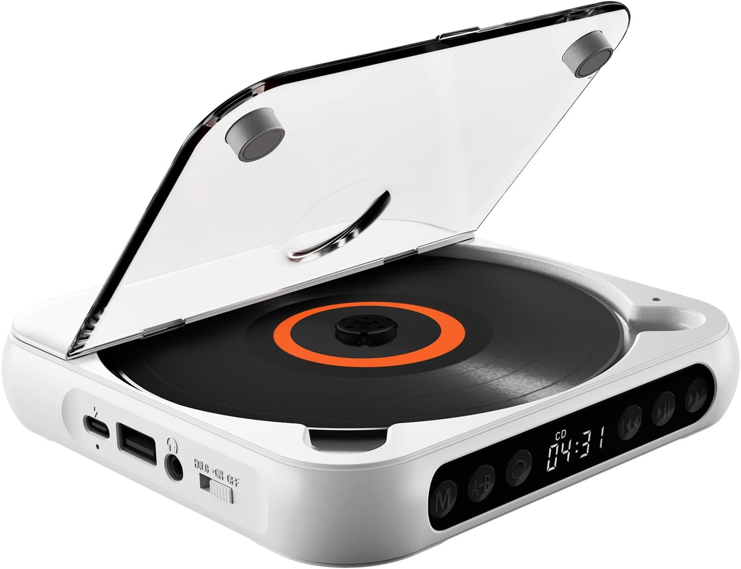 Amazon.com: FAPAO CD Player Portable BT Music Player CD Runner with ...