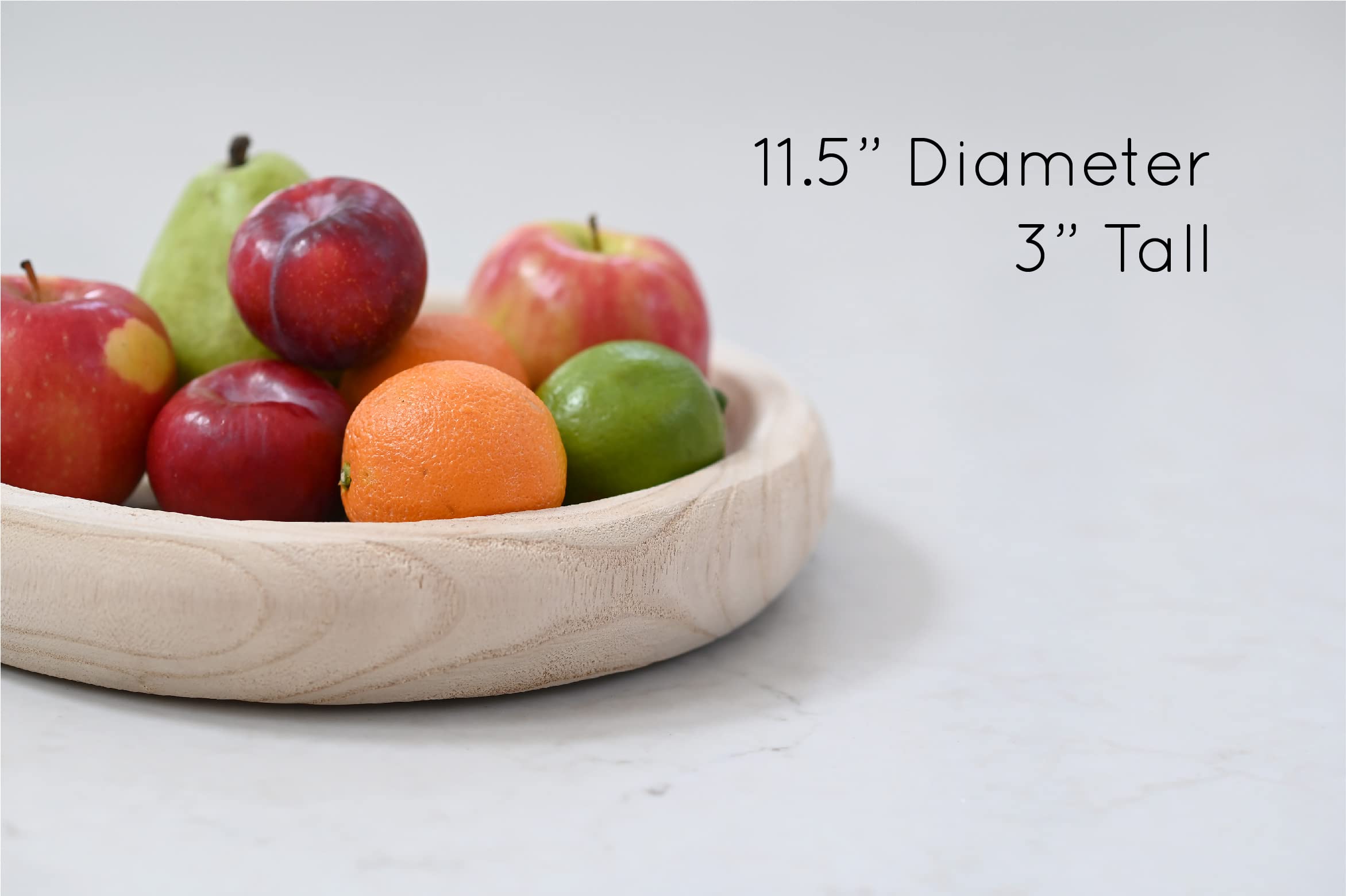 Snapklik.com : Rool Decorative Bowl Key Bowl For Entryway Table Wood ...