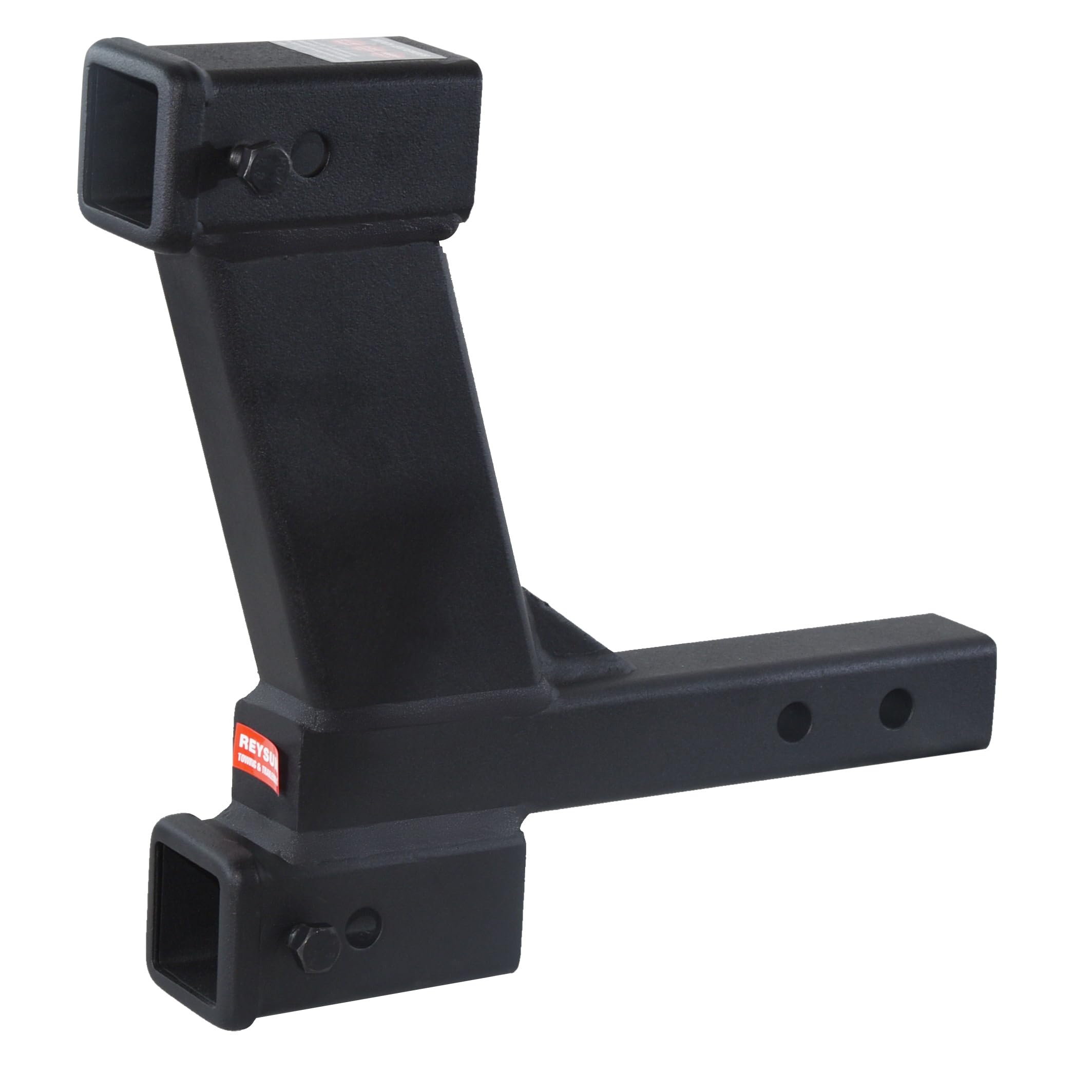 REYSUN Trailer Hitch Dual Hitch Extender Adapter with 2 & 10-inch Riser ...