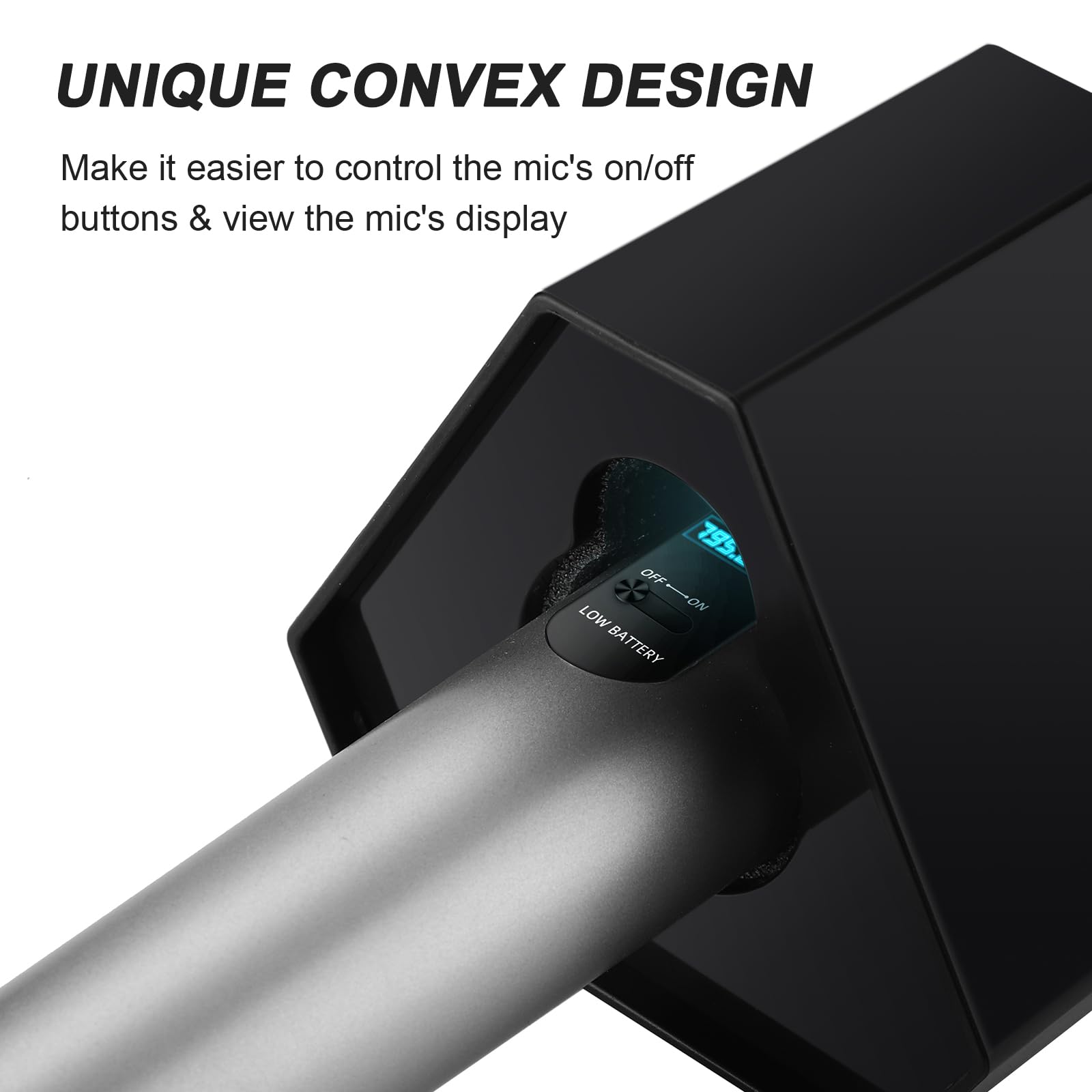 Snapklik.com : Facmogu 2025 New Microphone Flag Station, Portable Cube ...