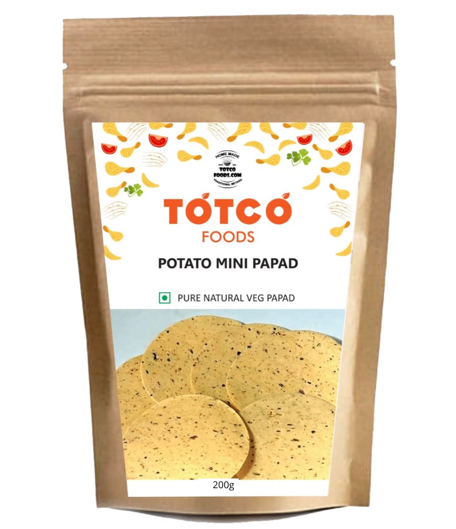 POTATO MINI PAPAD | TÓTCÓ Foods | South Indian Quality Home made Vadam ...